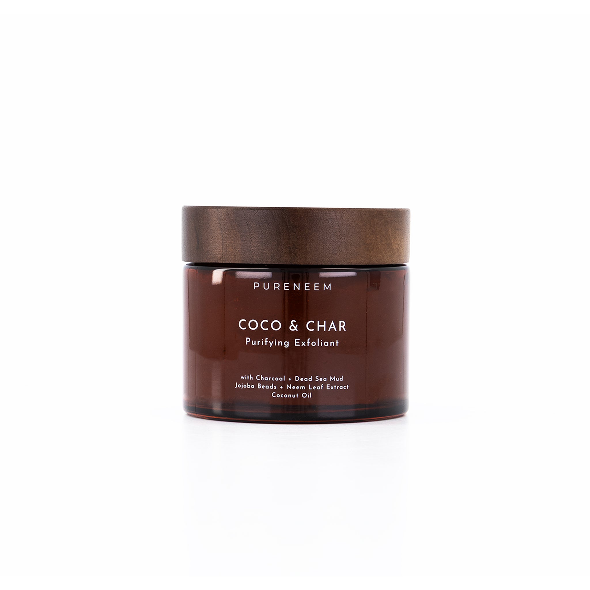Coco & Char Scrub – Purify with Charcoal, Dead Sea Mud, Jojoba & Neem